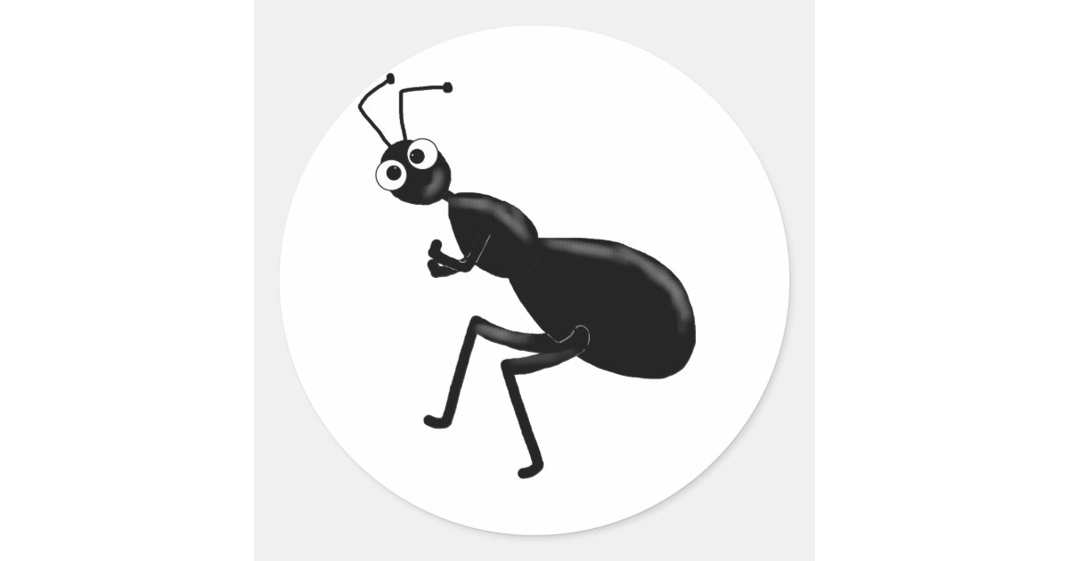 ant classic round sticker | Zazzle