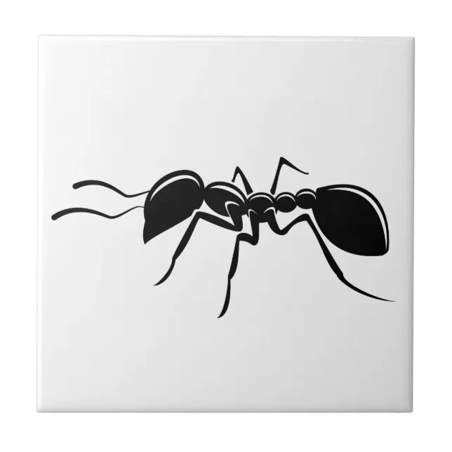 Ant drawing insect ceramic tile | Zazzle