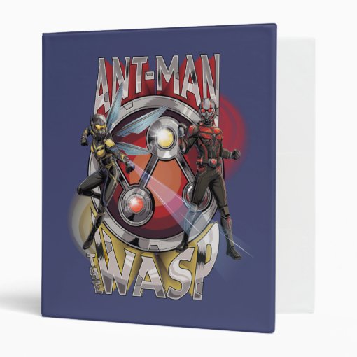 Ant-Man and the Wasp Pym Particle Graphic 3 Ring Binder | Zazzle