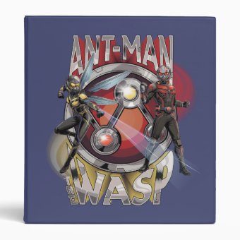 Ant-Man and the Wasp Pym Particle Graphic 3 Ring Binder | Zazzle