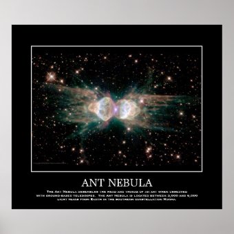 Ant Nebula - In Constellation Norma Poster | Zazzle