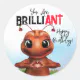 Ant Sign Language Birthday Classic Round Sticker | Zazzle