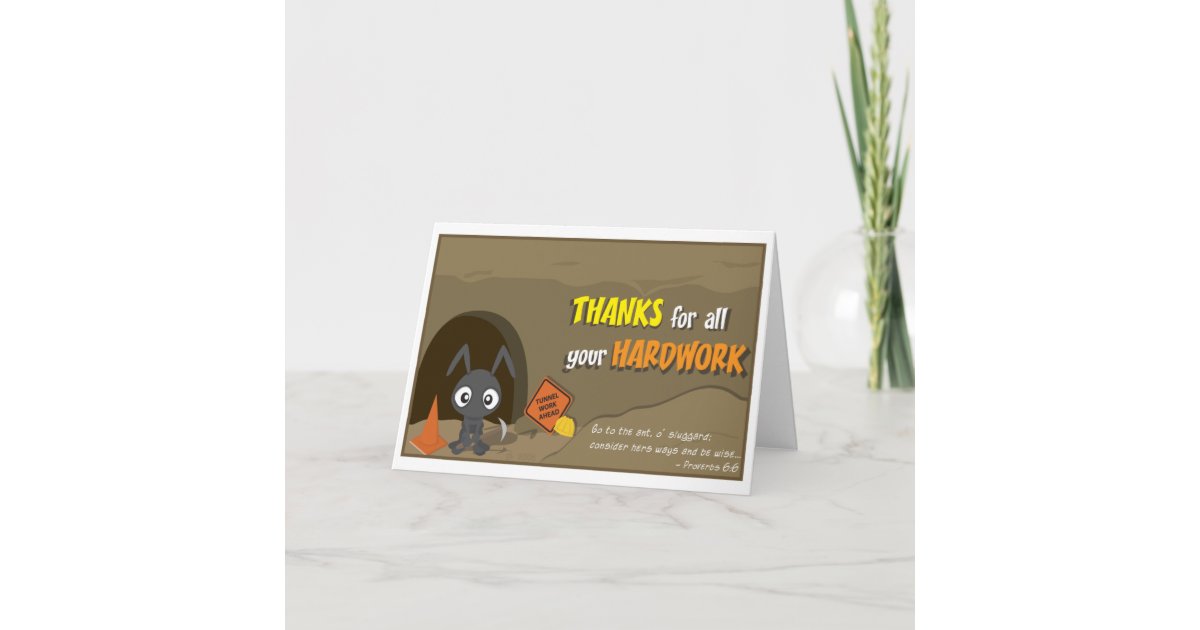 Ant Thank You Card | Zazzle