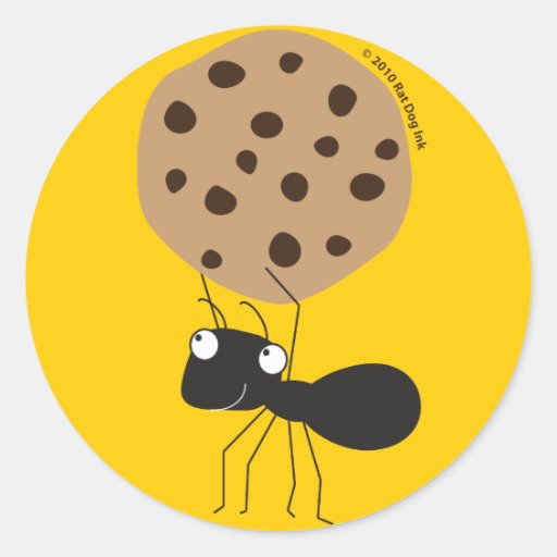Ant with Cookie Stickers | Zazzle