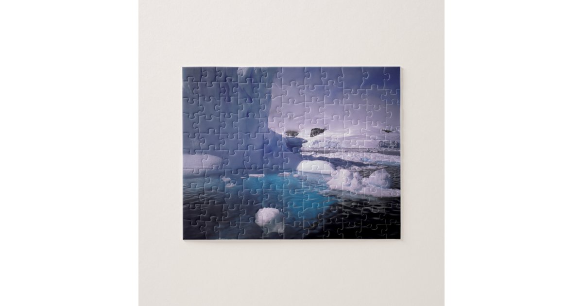 Antarctica. Antarctic icescapes 2 Jigsaw Puzzle | Zazzle