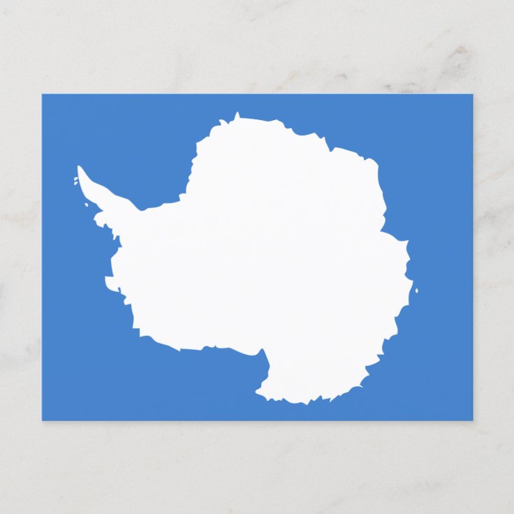 Antarctica Flag Postcard | Zazzle