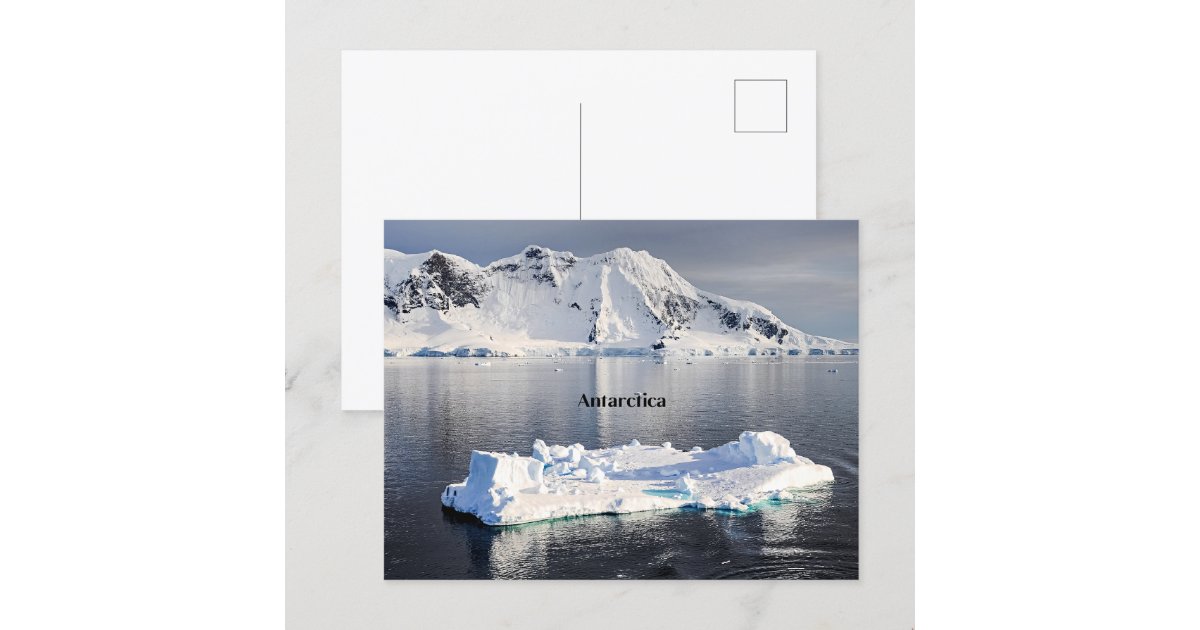 Antarctica iceberg postcard | Zazzle