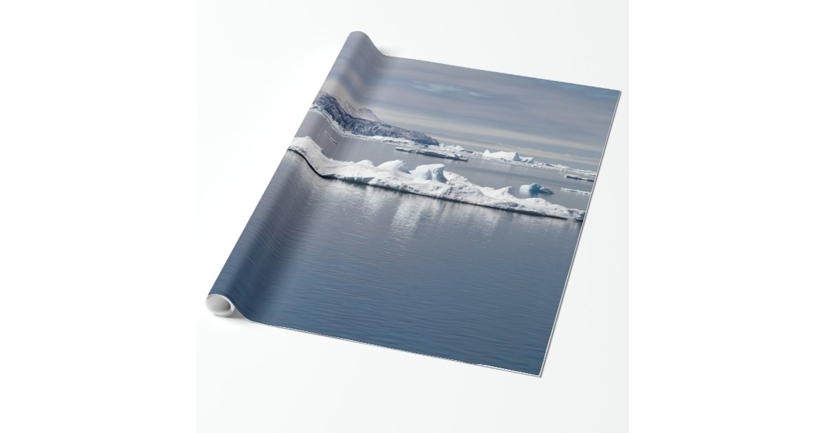 Antarctica landscape wrapping paper | Zazzle