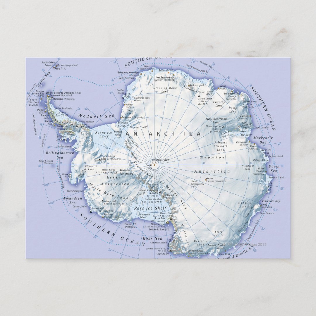 Antarctica Postcard | Zazzle