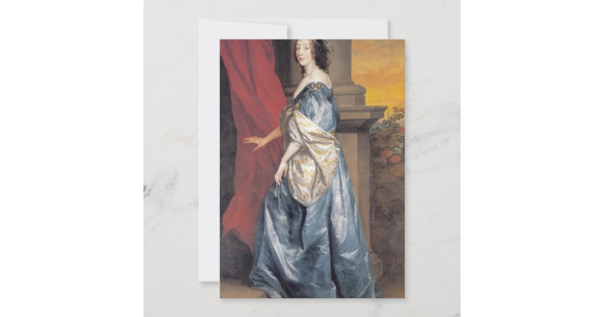 Anthony van Dyck - Portrait of Lucy Percy, Countes Invitation | Zazzle