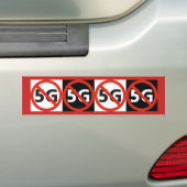 Anti-5G bumper sticker | Zazzle