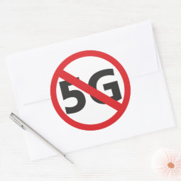Anti-5G sticker | Zazzle