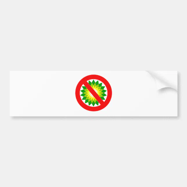Anti-BP Bumper Sticker | Zazzle