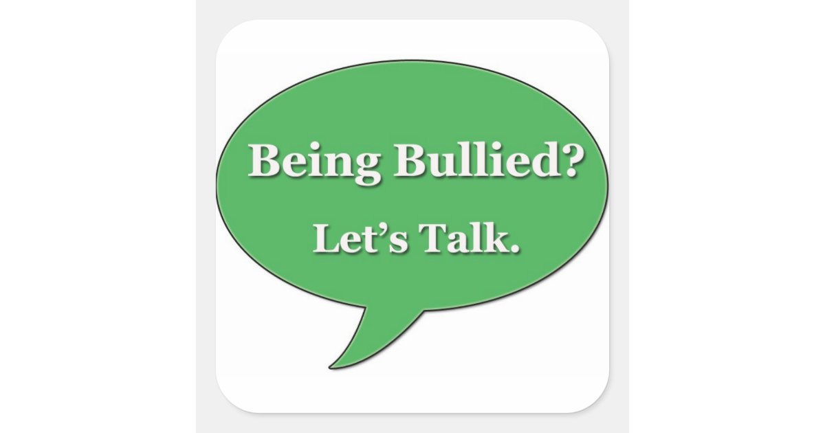 Anti-Bullying Sticker | Zazzle