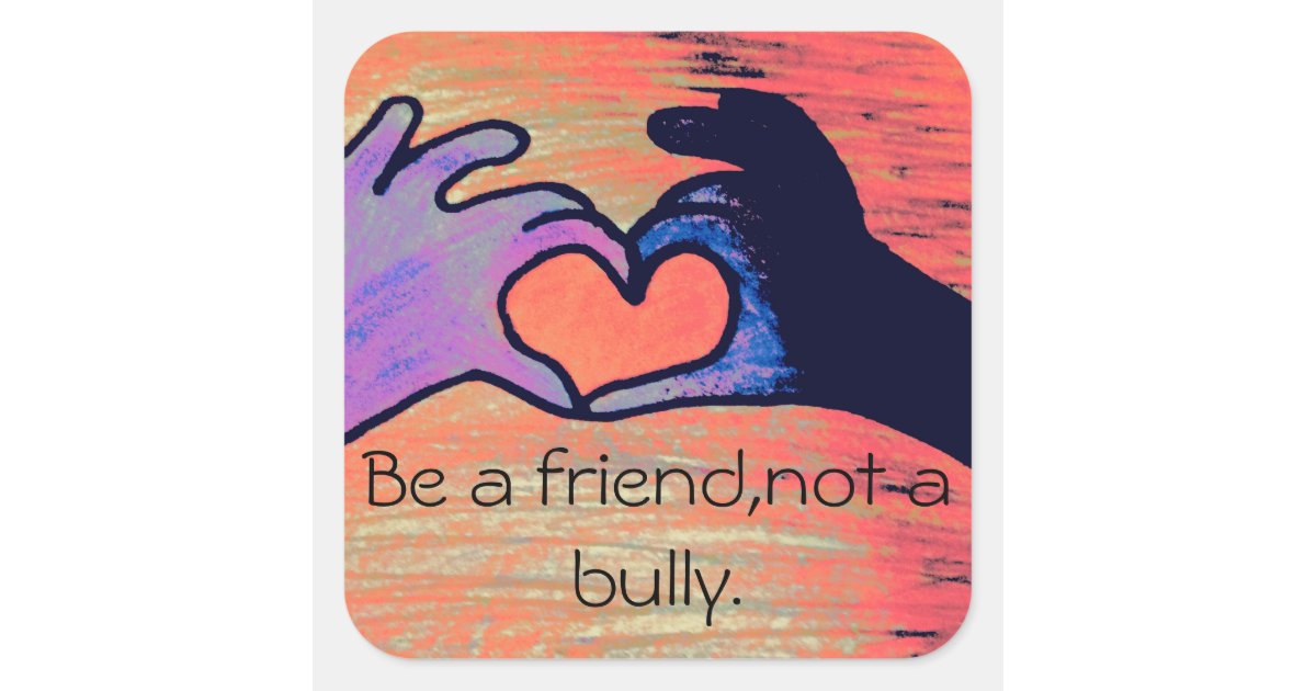 Anti-bullying stickers | Zazzle