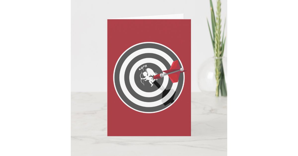 Anti Cupid Holiday Card | Zazzle