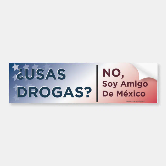 Anti-Drug bumper sticker | Zazzle