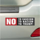 Anti-Fascism Anti-Racism Anti-Trump Bumper Car Magnet | Zazzle