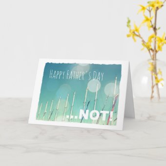 Anti Father's Day Card, bad dad family dysfunction Card | Zazzle