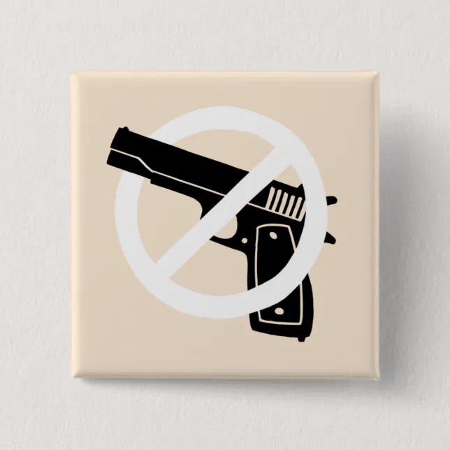 Anti-gun pin | Zazzle