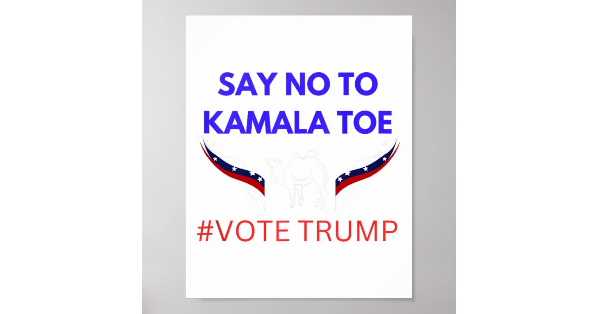 Anti Kamala Harris Poster | Zazzle