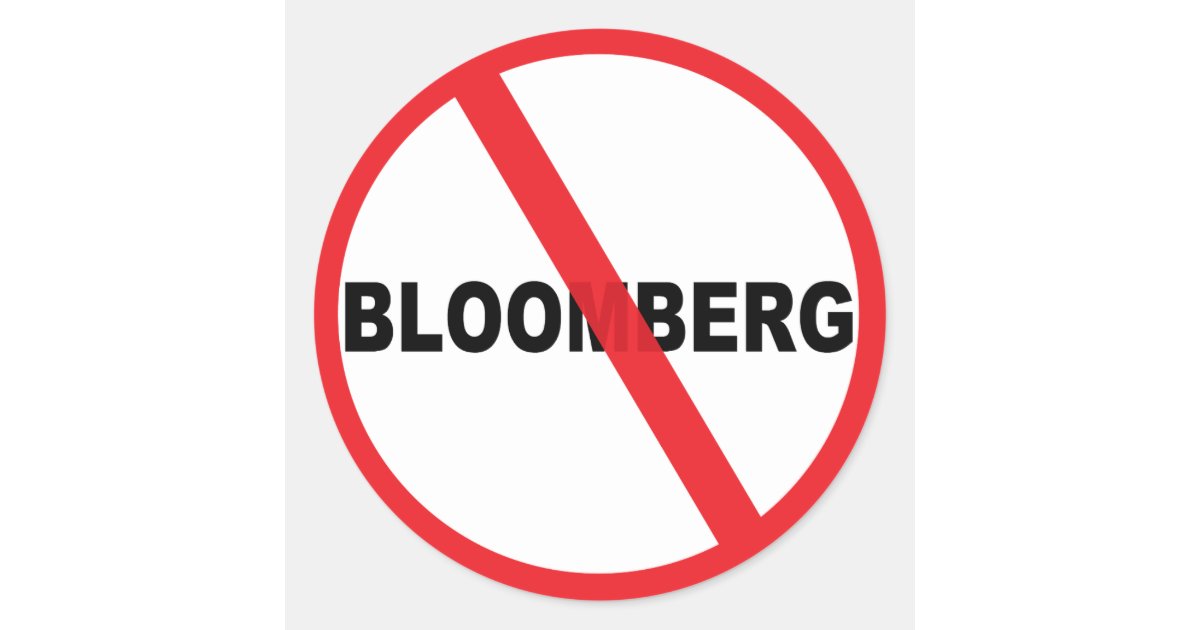 Anti Mike Bloomberg Classic Round Sticker | Zazzle