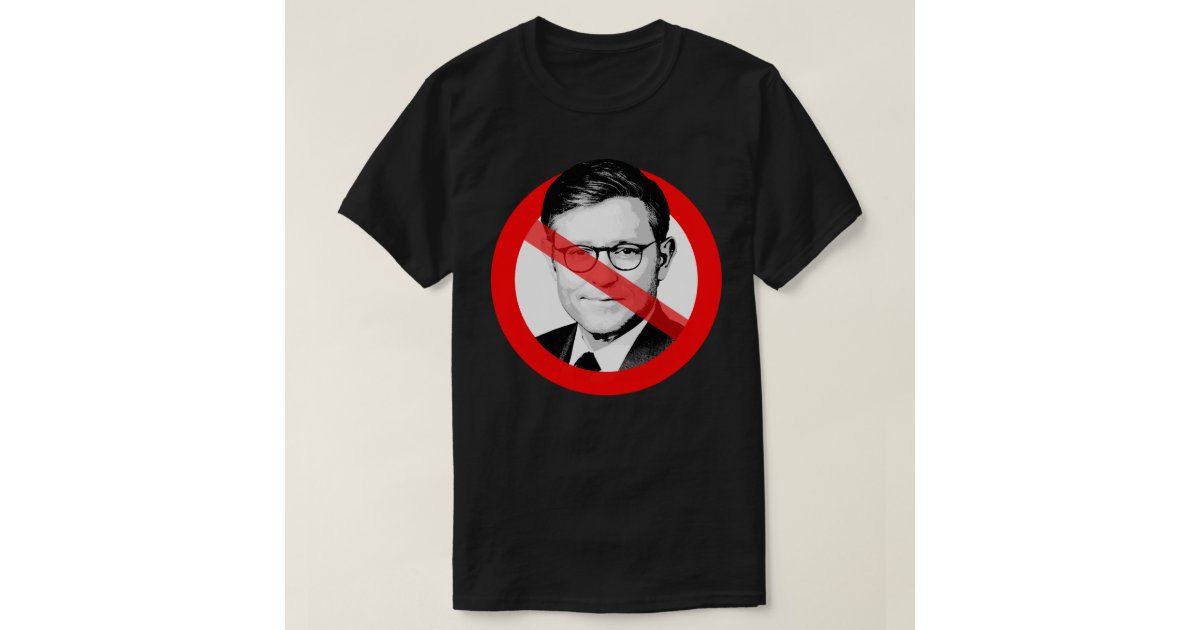 Anti Mike Johnson Sticker T-Shirt | Zazzle