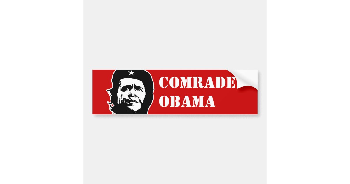 ANTI-OBAMA / COMRADE OBAMA BUMPERSTICKER BUMPER STICKER | Zazzle