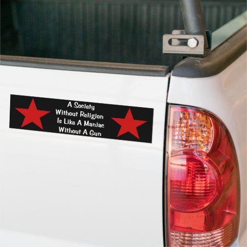 Anti-Religion Quote Bumper Sticker | Zazzle