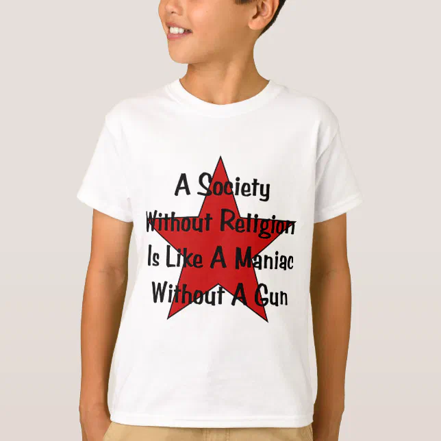 Anti-Religion Quote T-Shirt | Zazzle