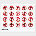 Anti-Religion Small Sticker | Zazzle