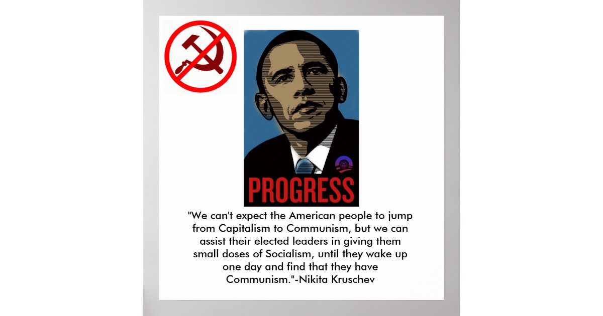 anti-socialism poster | Zazzle