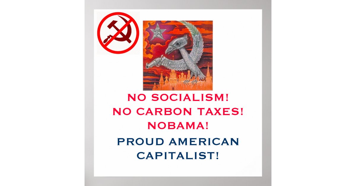 Anti-Socialism Poster | Zazzle