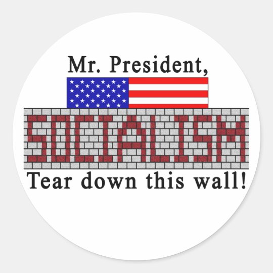Anti-Socialism stickers | Zazzle.com