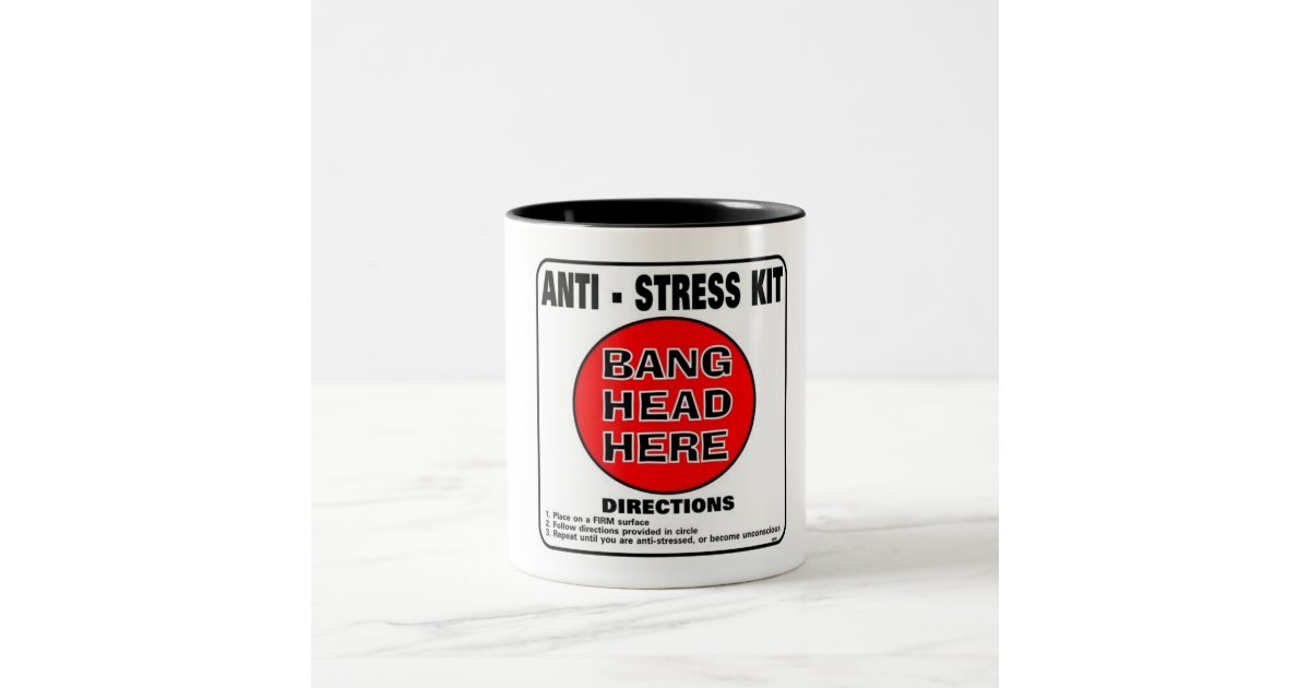 "Anti-Stress" Mugs | Zazzle