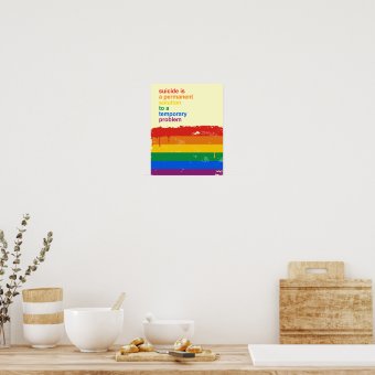 Anti-Suicide Poster | Zazzle