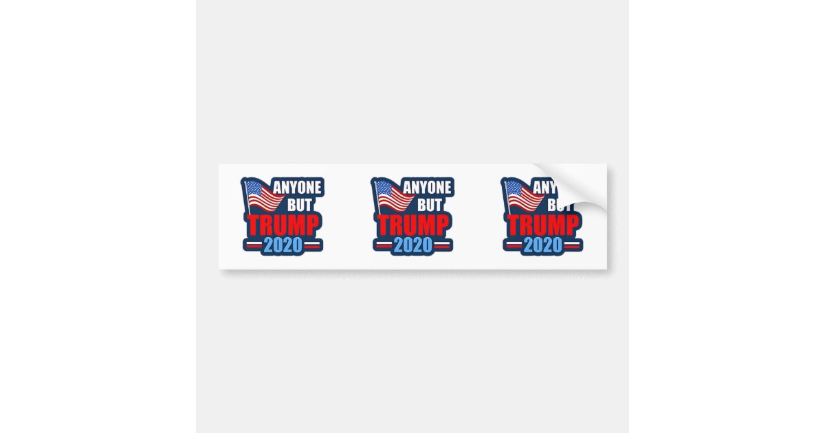Anti Trump Art Bumper Sticker | Zazzle
