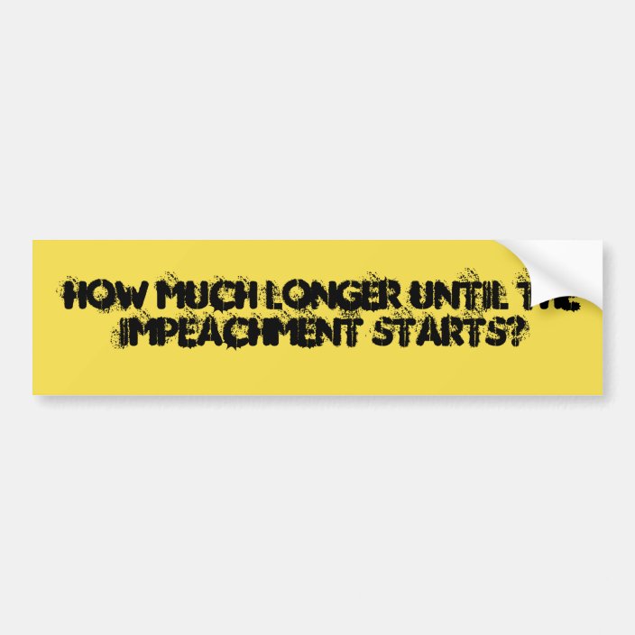 Anti Trump bumper sticker | Zazzle.com