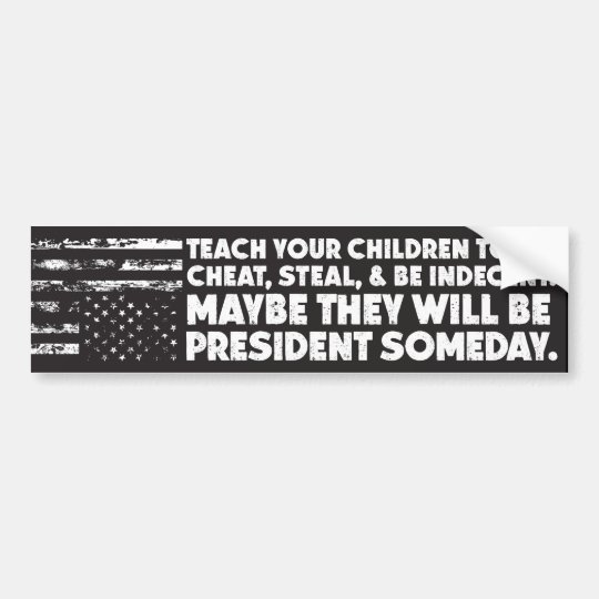 Anti Trump Bumper Sticker | Zazzle.com