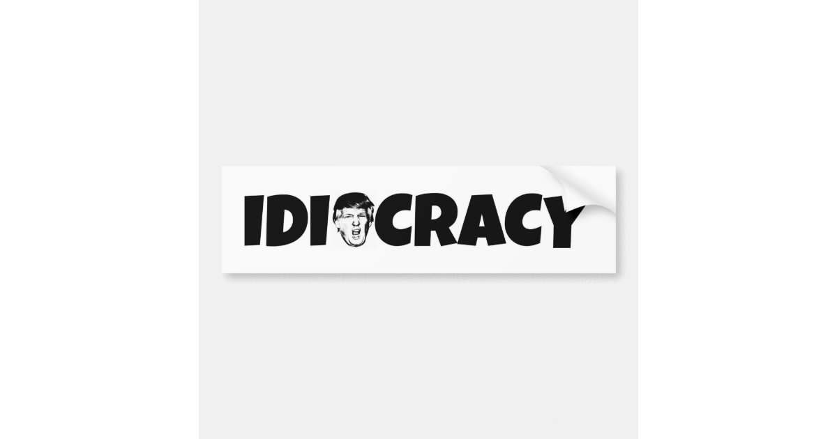 Anti-Trump bumpersticker Bumper Sticker | Zazzle