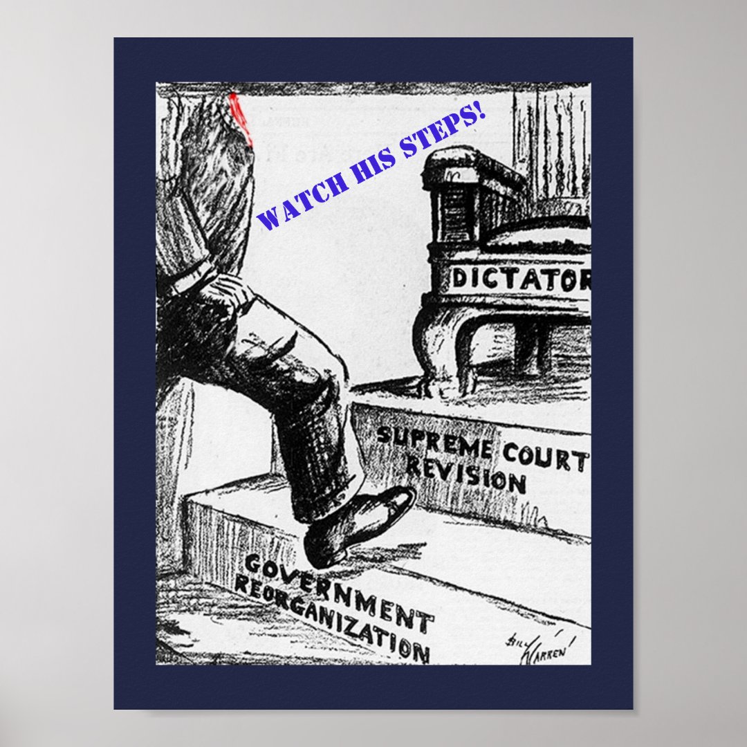 Anti Trump Political Cartoon - Altered old cartoon Poster | Zazzle