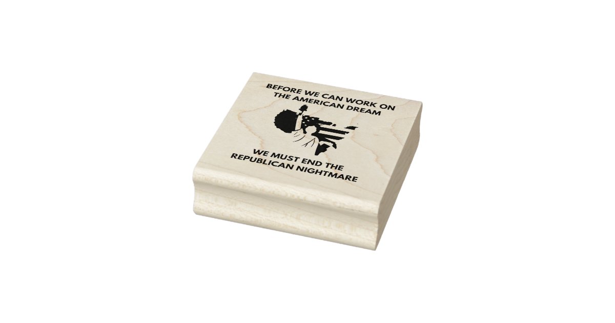Anti Trump Rubber Stamp | Zazzle