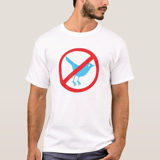 ANTI-TWITTER T-Shirt | Zazzle.com