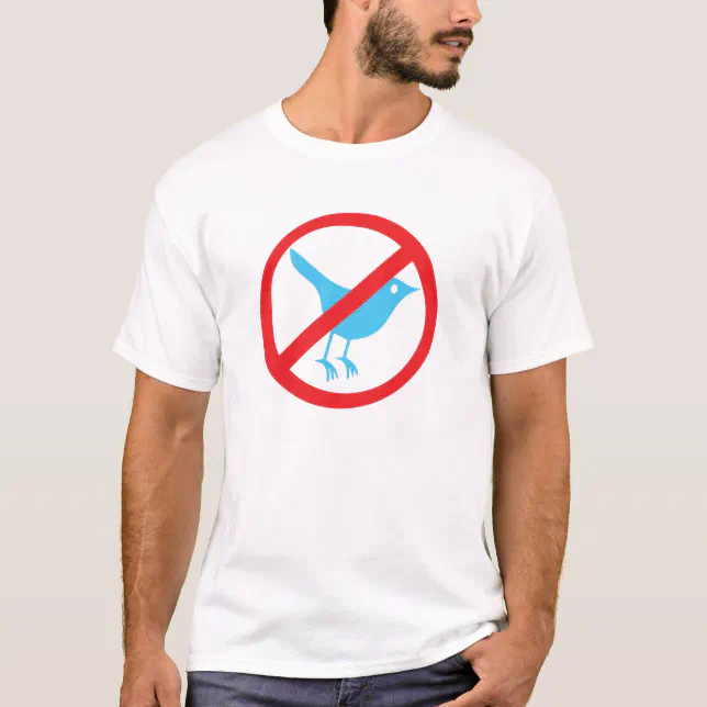 ANTI-TWITTER T-Shirt | Zazzle
