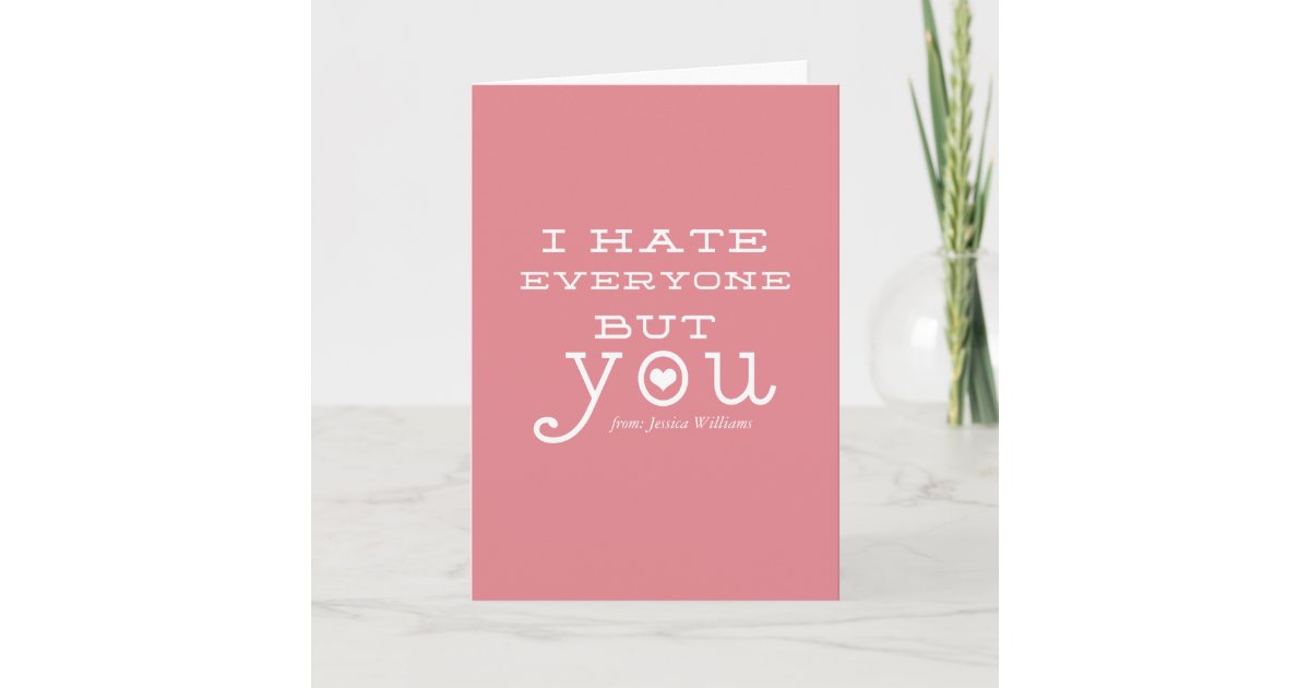 Anti-Valentine's Day Cards | Zazzle