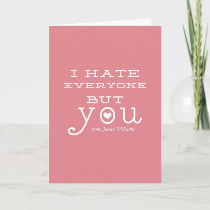 Anti-Valentine's Day Cards | Zazzle