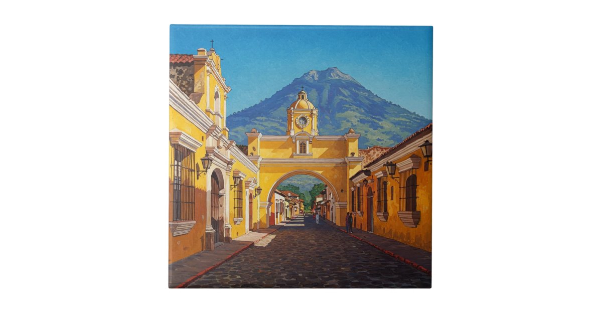 Antigua Guatemala Travel Ceramic Tile | Zazzle
