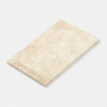 Antique aged paper vintage parchment rustic name post-it notes | Zazzle