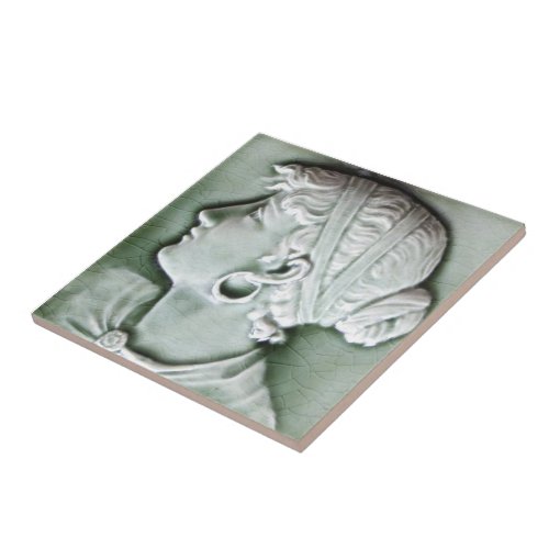 Antique American c1890 Trent Portrait Tile Repro | Zazzle