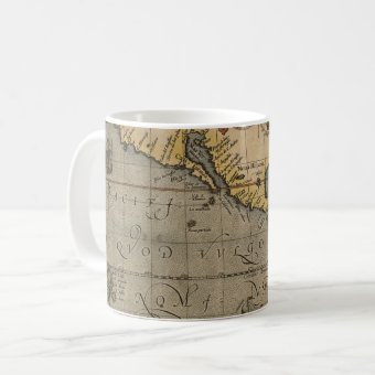 Antique Americas Map Coffee Mug | Zazzle